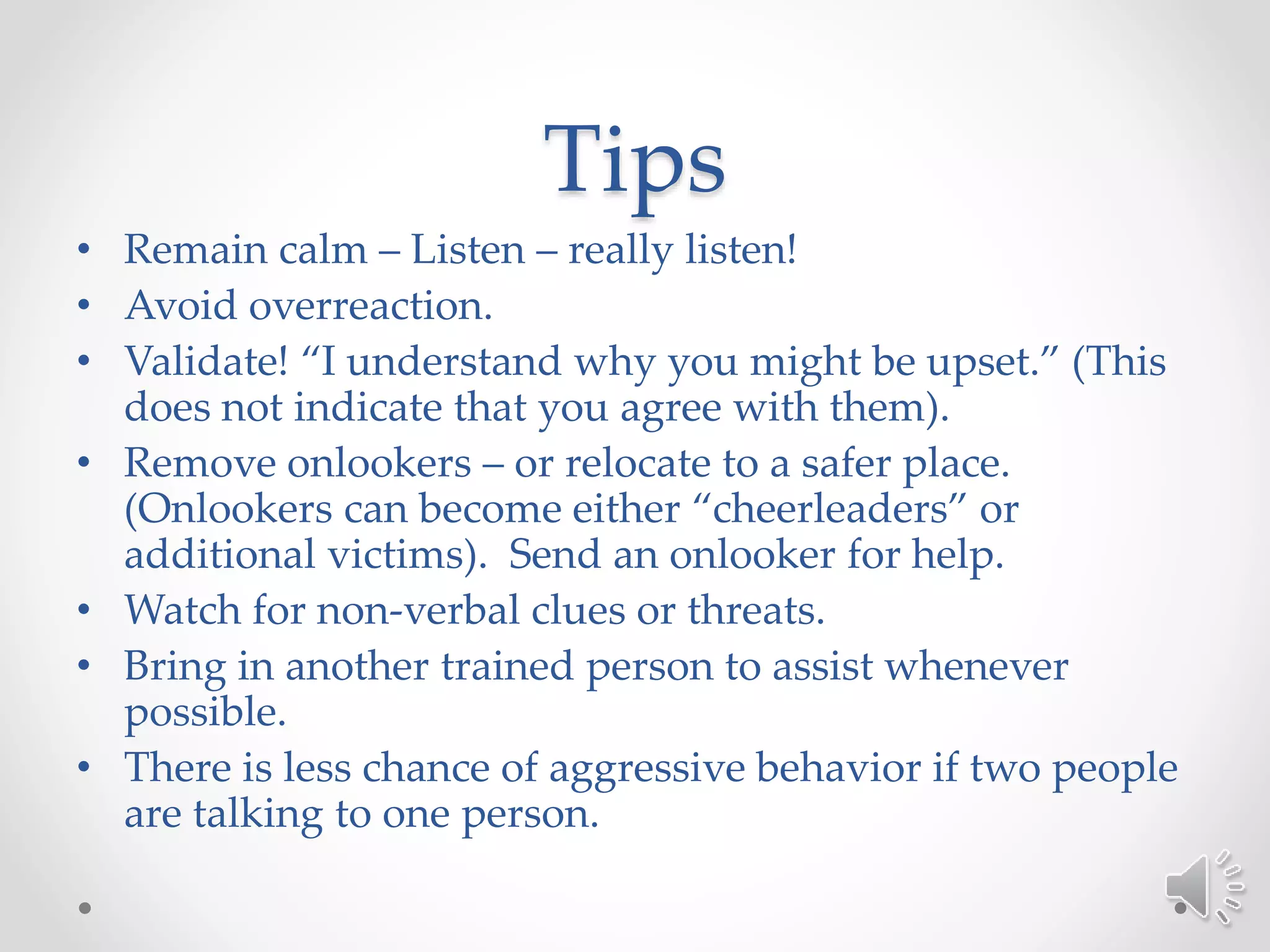 Using verbal de escalation active shooter | PPTX