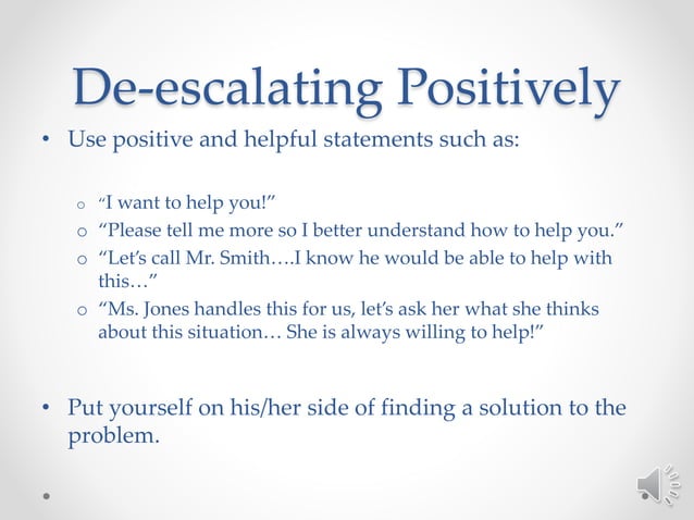 Using verbal de escalation active shooter | PPTX