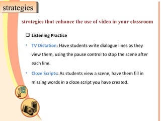Using Video In Classroom | PPT