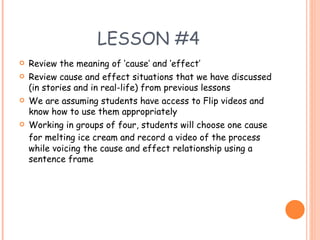 Using videos to show cause and effect relationships | PPT | Education