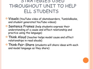 Using videos to show cause and effect relationships | PPT