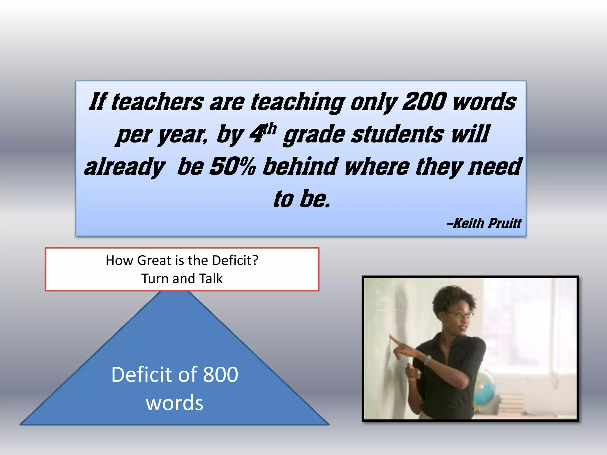 Using visual literacy to teach vocabulary | PPTX