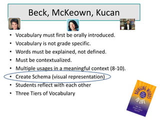 Using visual literacy to teach vocabulary | PPTX