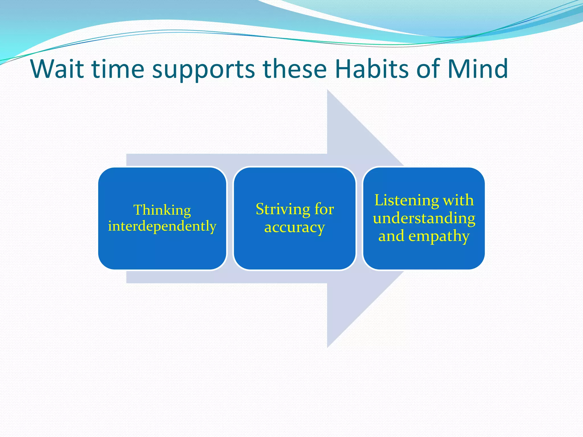 An introduction to wait time | PPTX