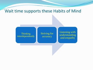 An introduction to wait time | PPTX