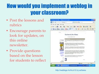 Using Weblogs In The K 12 Curriculum | PPT