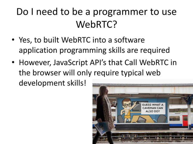 How I built a WebRTC enabled website in 20 minutes! | PPT