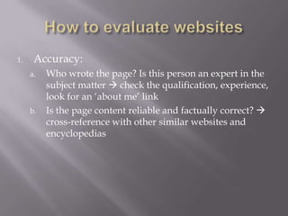 Using websites in the classroom | PPTX