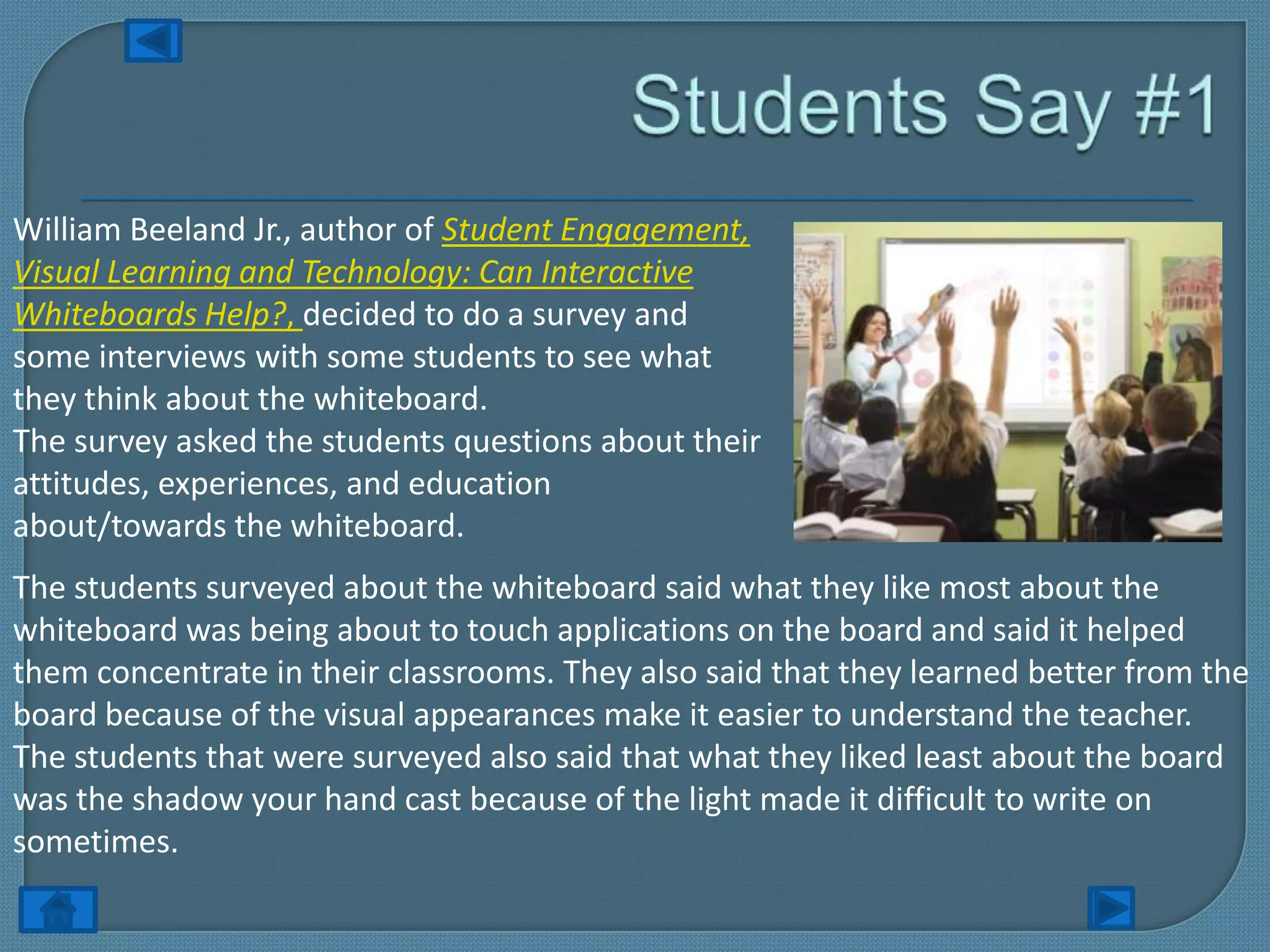 Using whiteboards in classrooms | PPTX