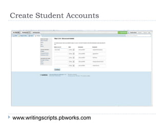 Using Wikis For Scriptwriting | PPTX