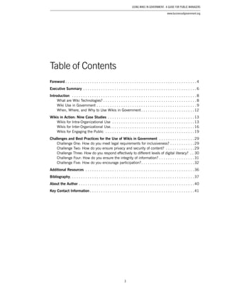 Using Wikis in Government | PDF