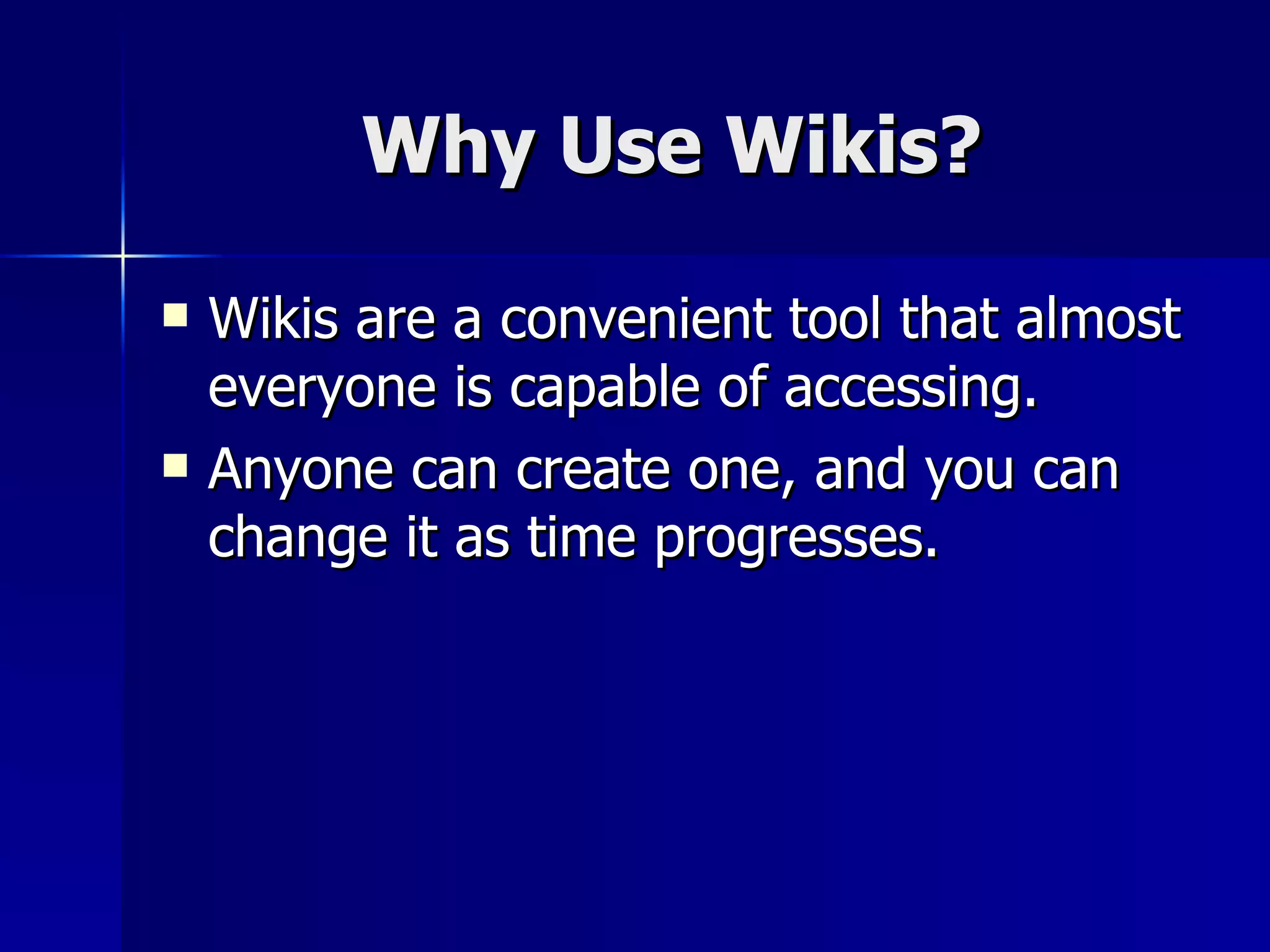 Using Wikis in the Classroom | PPT