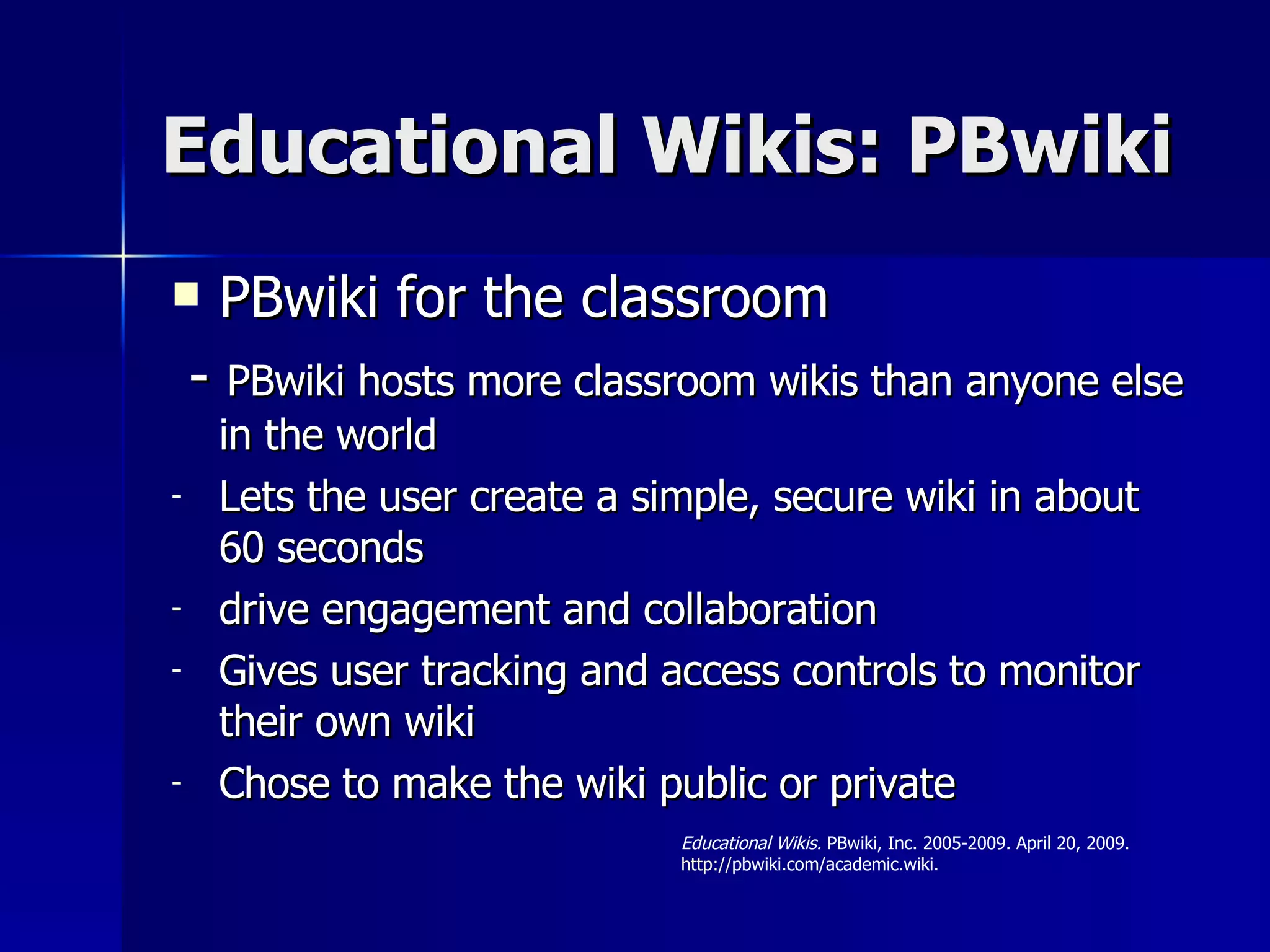Using Wikis in the Classroom | PPT
