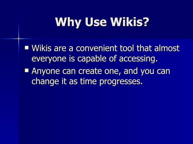 Using Wikis in the Classroom | PPT