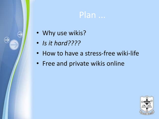 Using Wikis In The Classroom | PPT