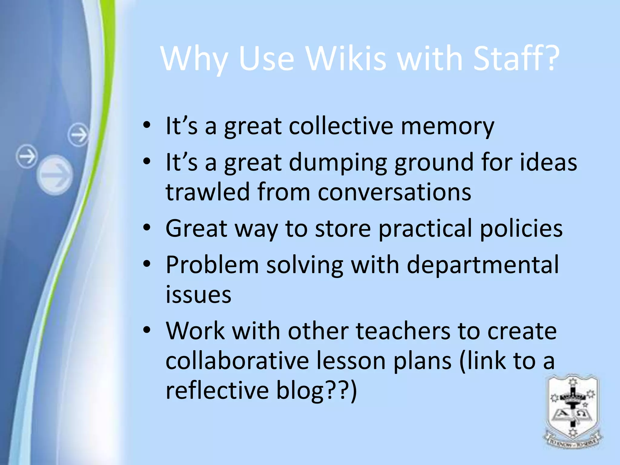 Using Wikis In The Classroom | PPTX