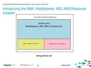 Using WebSphere MQ with WebSphere Application Server and the Liberty Profile | PPT