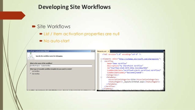 Using workflows in share point 2010