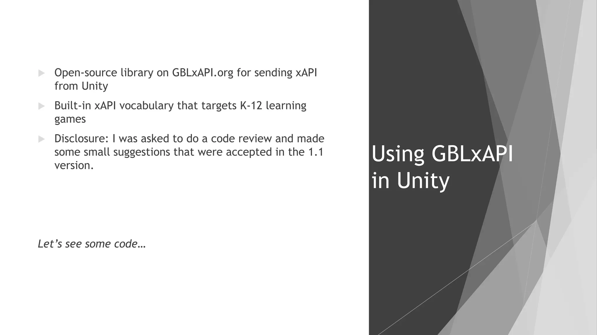 Using xAPI in Unity Games.pptx