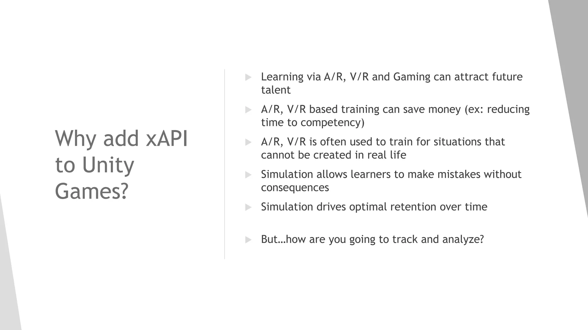 Using xAPI in Unity Games.pptx