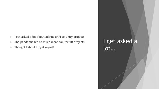 Using xAPI in Unity Games.pptx