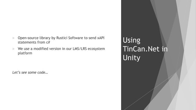 Using xAPI in Unity Games.pptx