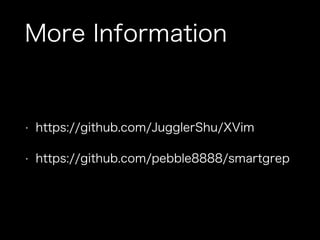 Using xvim with macvim | PPT