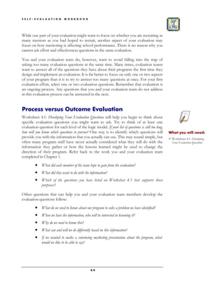Using Your Logic Model to Focus Evaluation | PDF