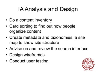 Using your mlis skills in information architecture | PPT