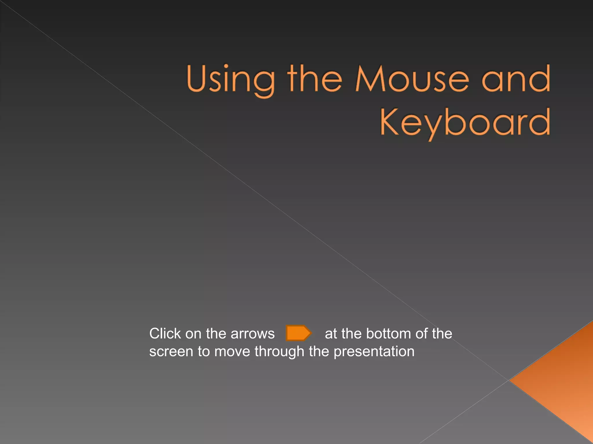 Using Your Mouse | PPT