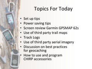 Using Your Trail GPSr | PPT