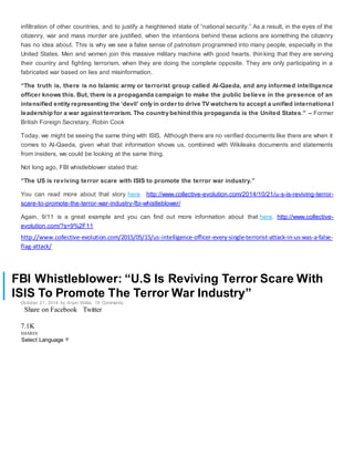 Us intelligence officer 'every single terrorist attack in us was a ...