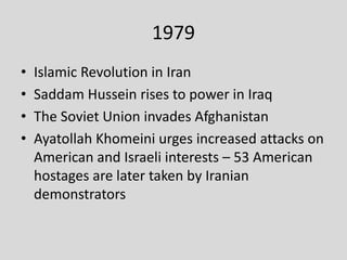 US in the Middle East Part 2 | PPT