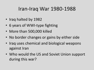 US in the Middle East Part 2 | PPT