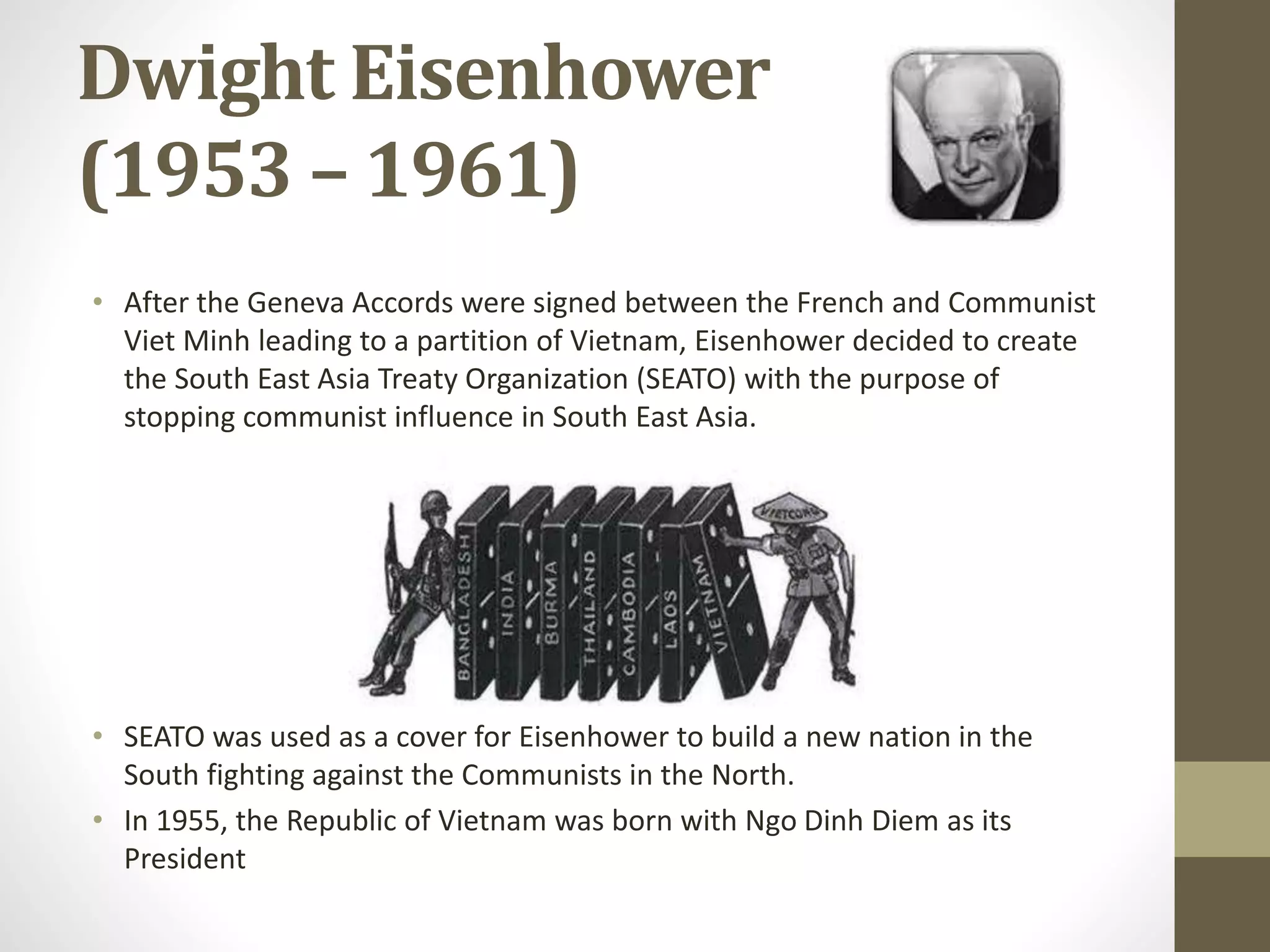 USA in Vietnam war: 5 presidents | PPTX