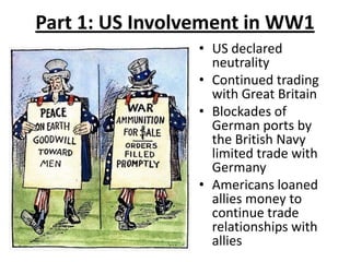 Us involvement in the great war8 6.1 | PPT