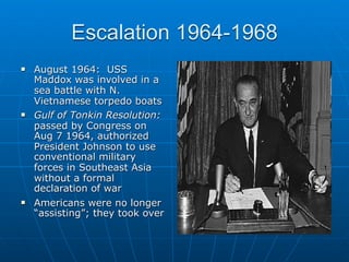 Us involvement in the vietnam war 1 | PPT