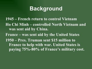 Us involvement in vietnam | PPT