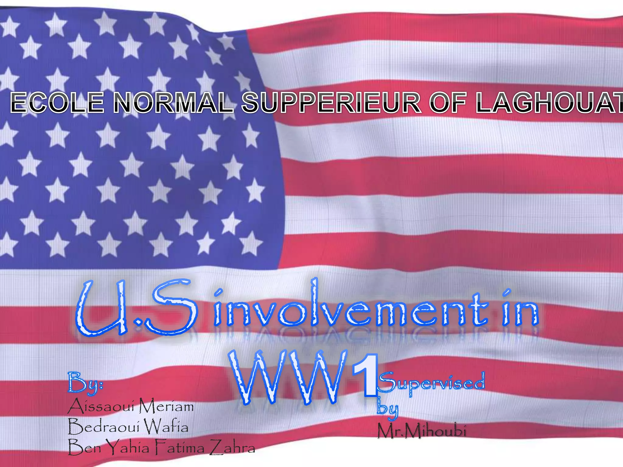 Us involvement in ww1 | PPT