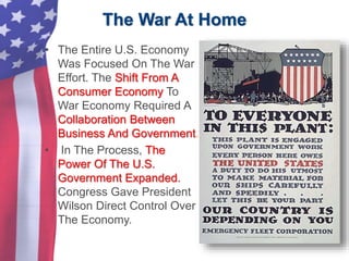 Us involvement in ww1 | PPT
