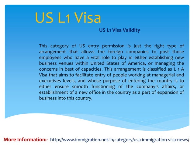 Us l1 visa | PPTX