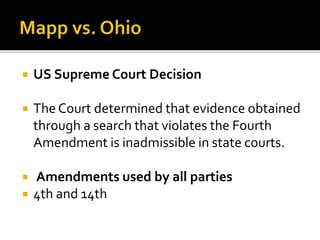 US Case Law | PPTX | Law