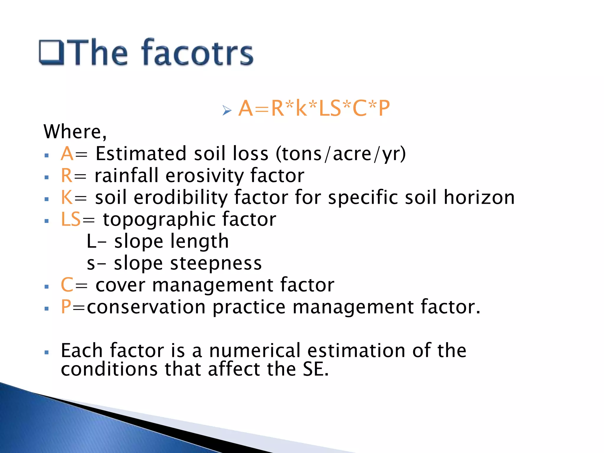USLE nd RUSLE Presentation.pptx