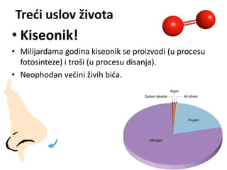 Uslovi života na Zemlji | PPTX