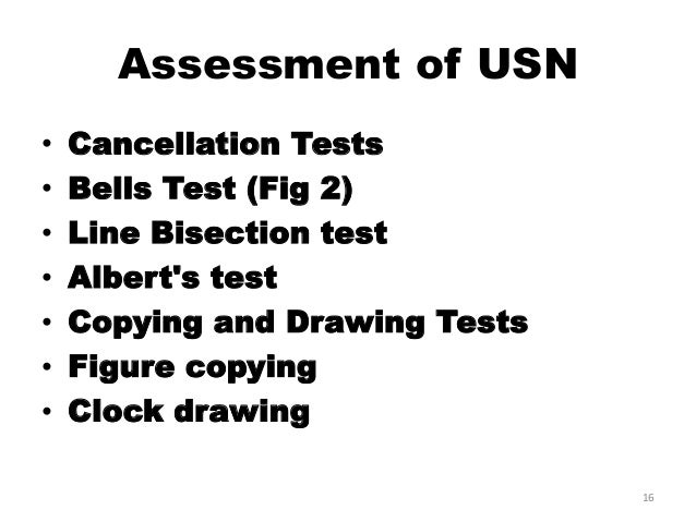 Unilateral spatial neglect ppt