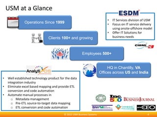 USM ESDM Corporate Overview | PDF | Cloud Computing | Internet