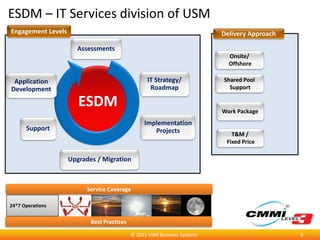USM ESDM Corporate Overview | PDF | Cloud Computing | Internet