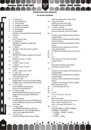 Contoh Soal USM | PDF