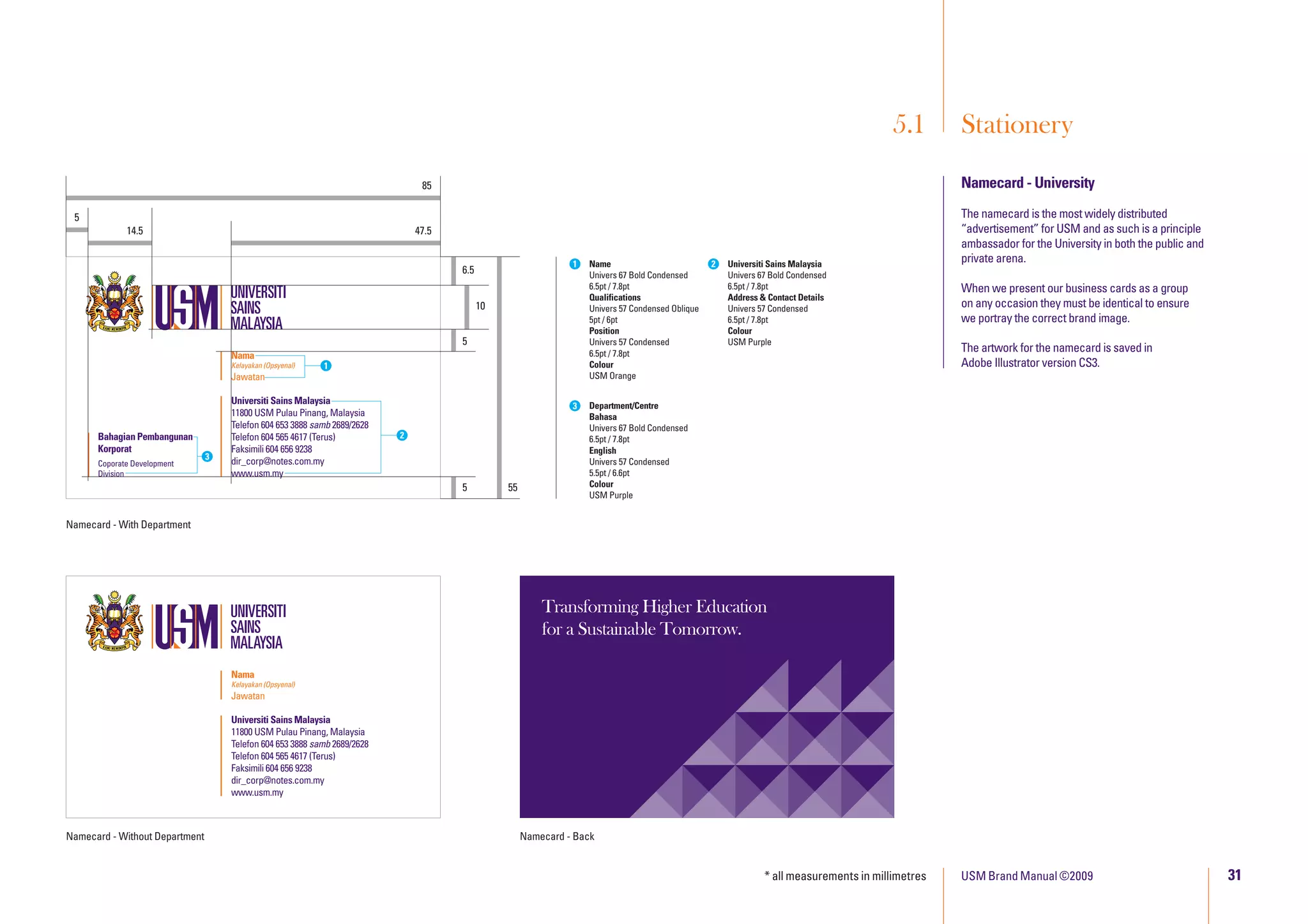 Usm25 Brand Manual | PDF