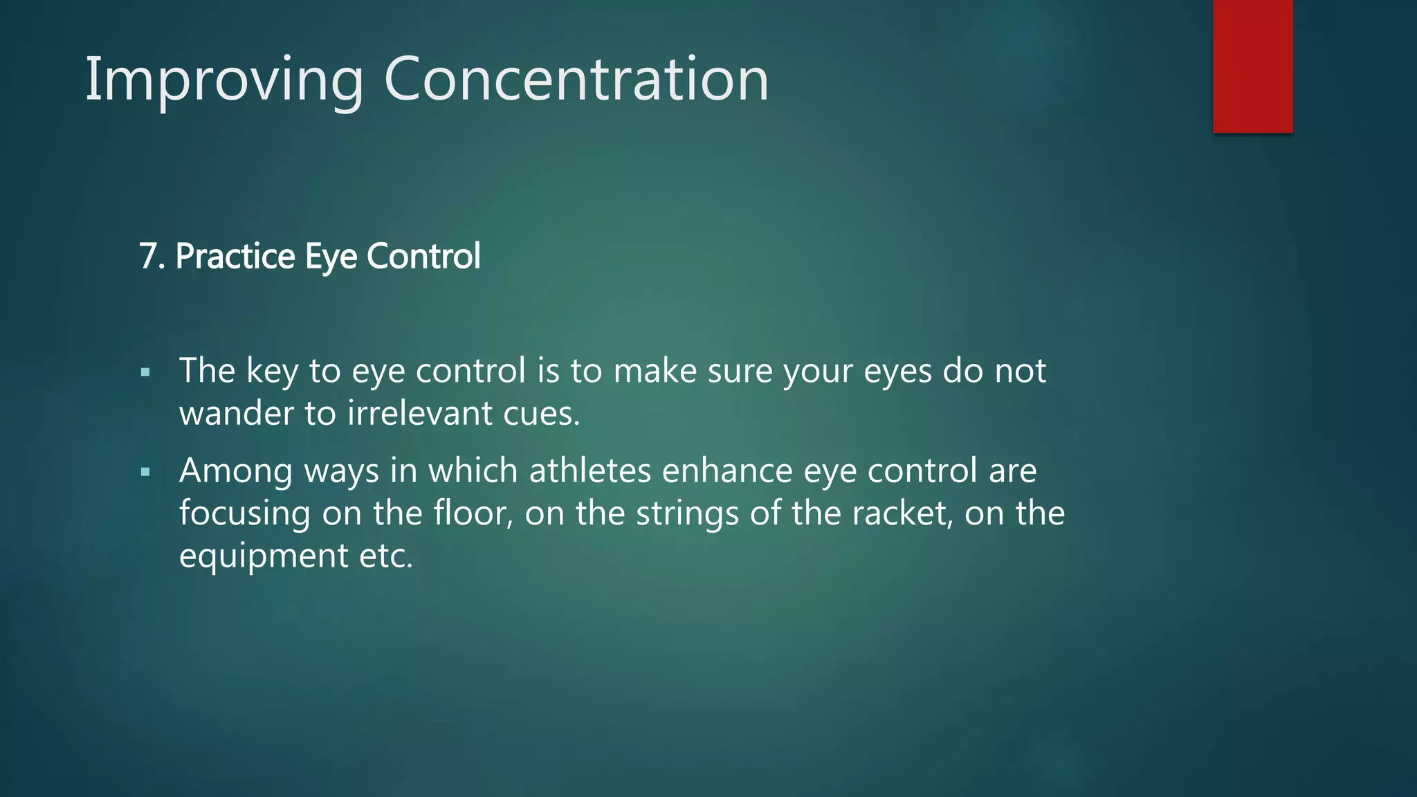 strategies to improve concentration | PPTX